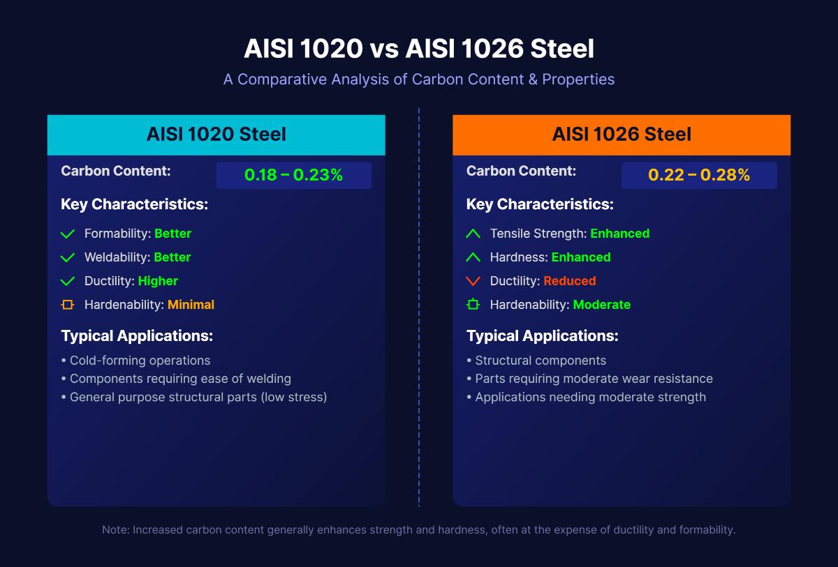 1026 vs 1020 Steel Sheets: What's the Difference? - MFG Shop