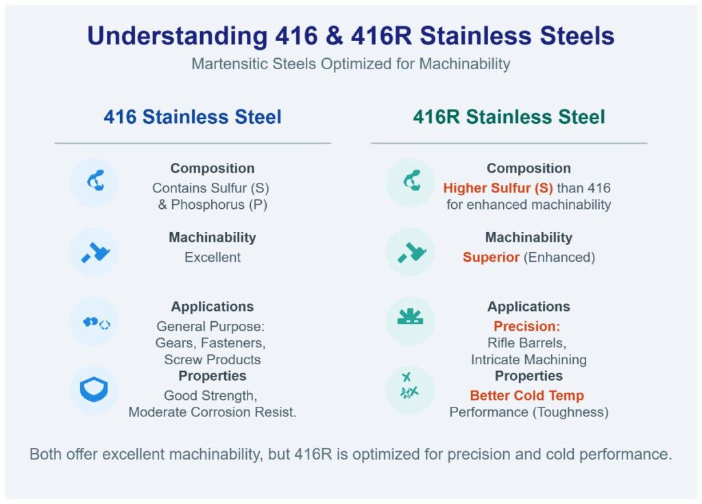 416 Stainless Steel vs 416R: What’s the Difference? - MFG Shop