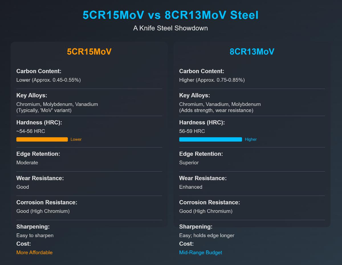 5CR15 vs 8CR13 Steel – What’s the Difference - MFG Shop