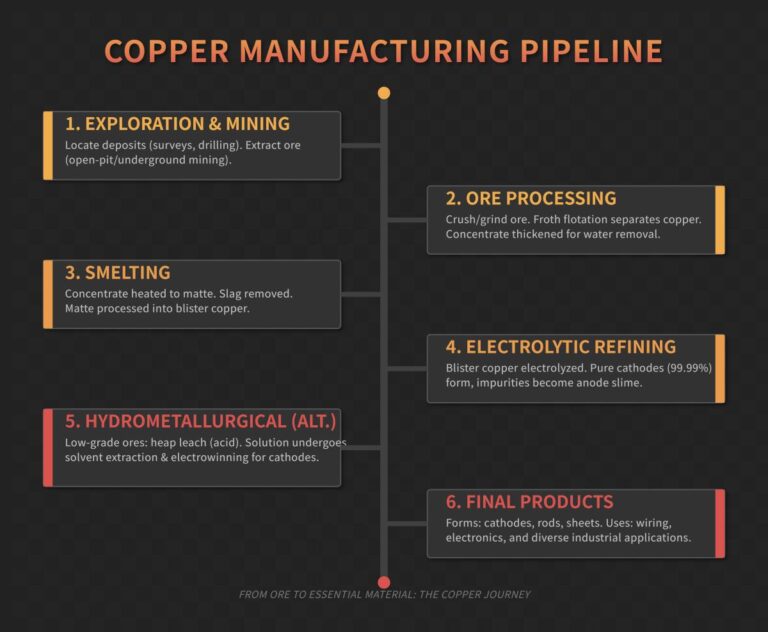 A Guide to Copper Production and Manufacturing Process - MFG Shop
