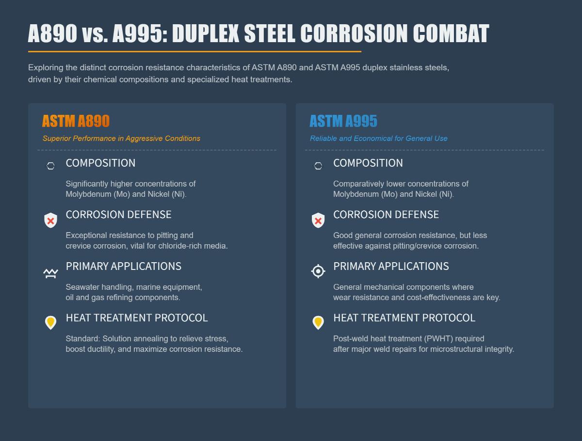 ASTM A890 vs A995: Key Differences Explained - MFG Shop
