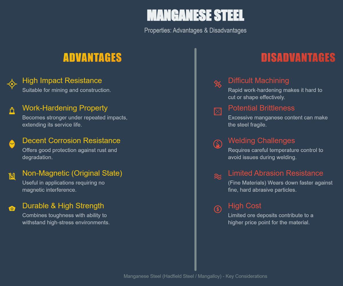 Advantages and Disadvantages of Manganese Steel: A Comprehensive Guide ...