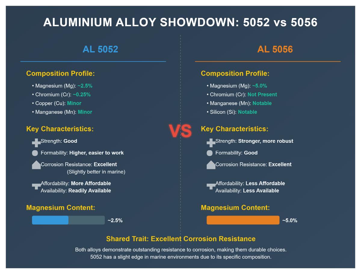 Aluminium 5052 vs 5056: What's the Difference? - MFG Shop