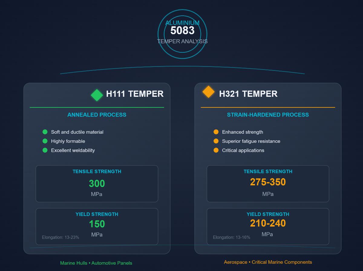 Aluminium 5083 H111 vs H321 : Quelle est la différence ? - Boutique MFG