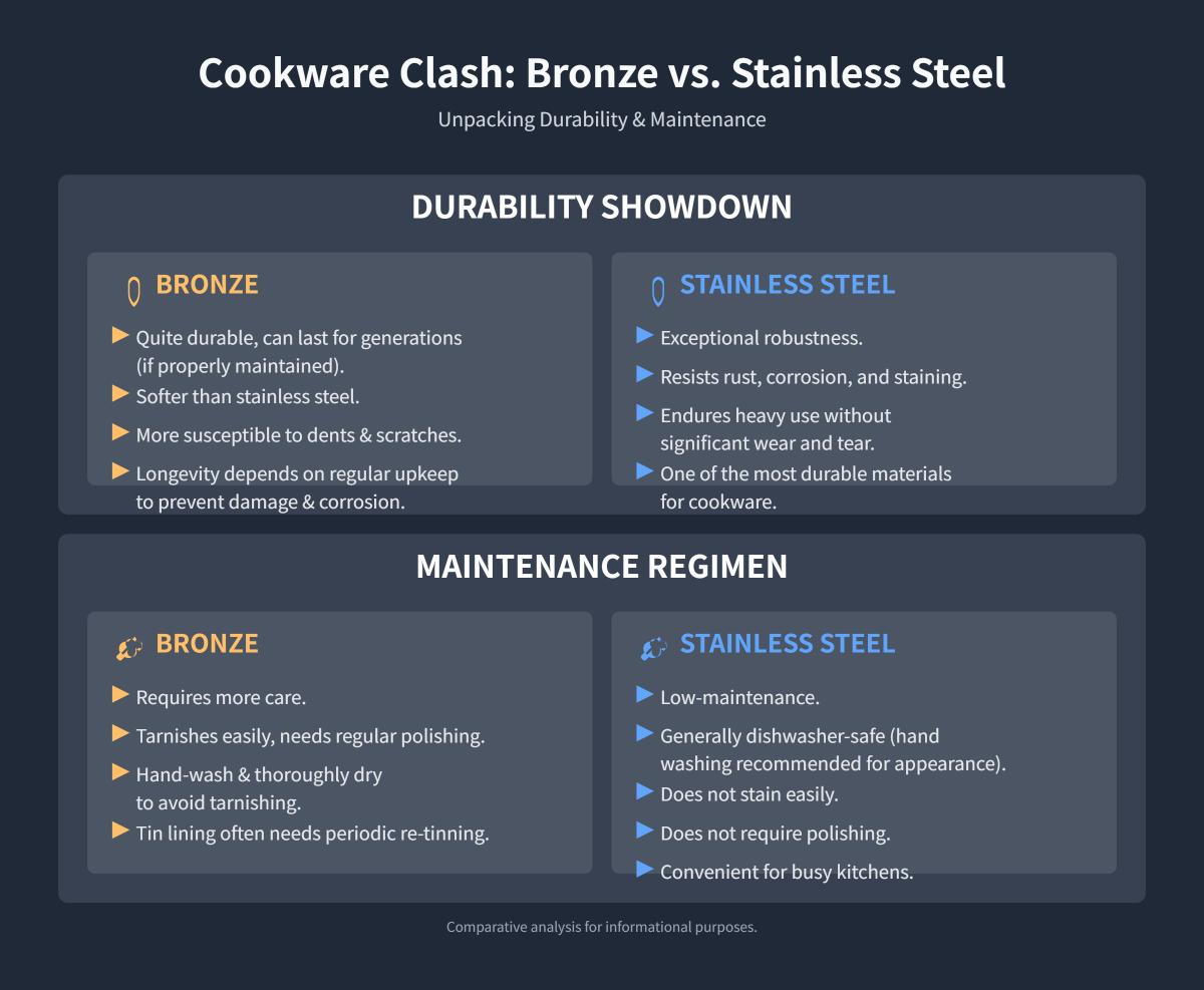 Bronze vs. Stainless Steel: What's the Difference? - MFG Shop