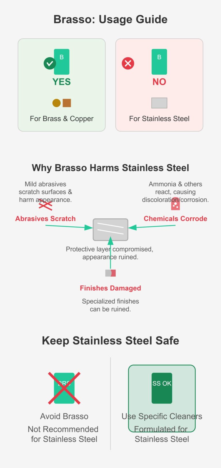 Can You Use Brasso on Stainless Steel? - MFG Shop