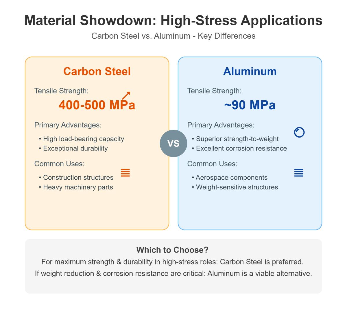 Carbon Steel vs Aluminum: A Comprehensive Comparison - MFG Shop