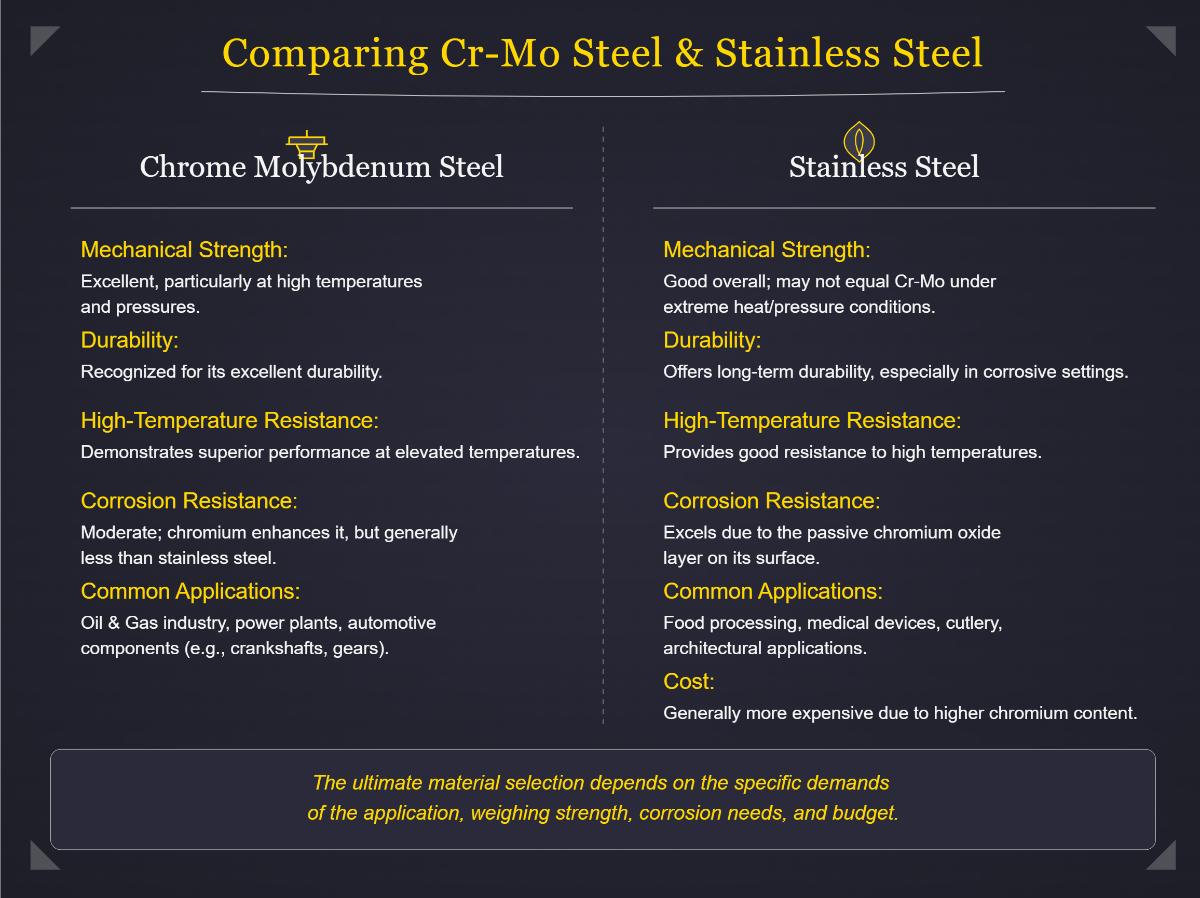 Chrome Molybdenum vs. Stainless Steel: What's the Difference? - MFG Shop