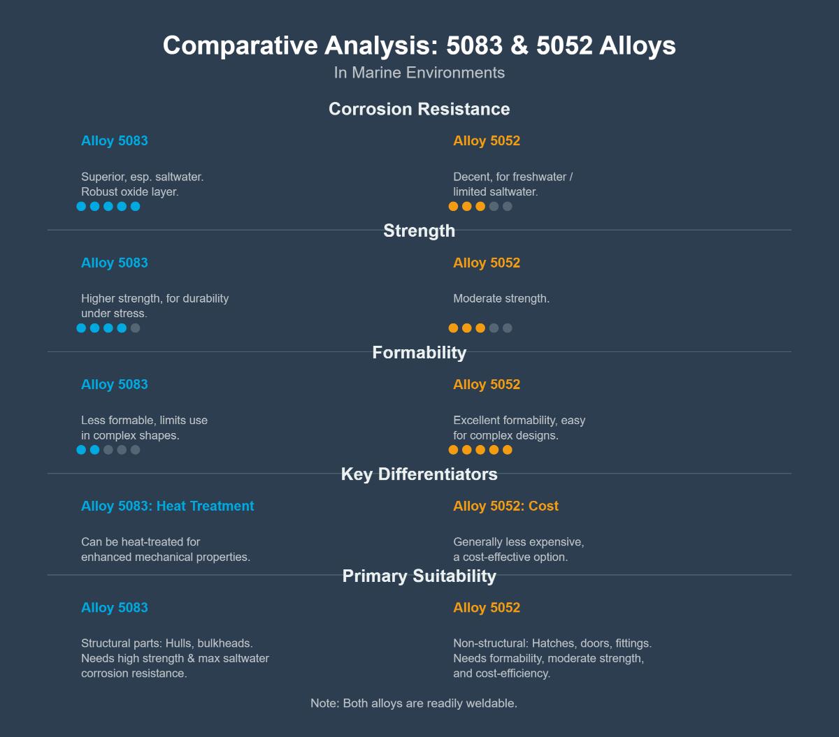 Comprehensive Guide to Aluminium Alloys 1050, 5083, 5052, and 5754 - MFG Shop