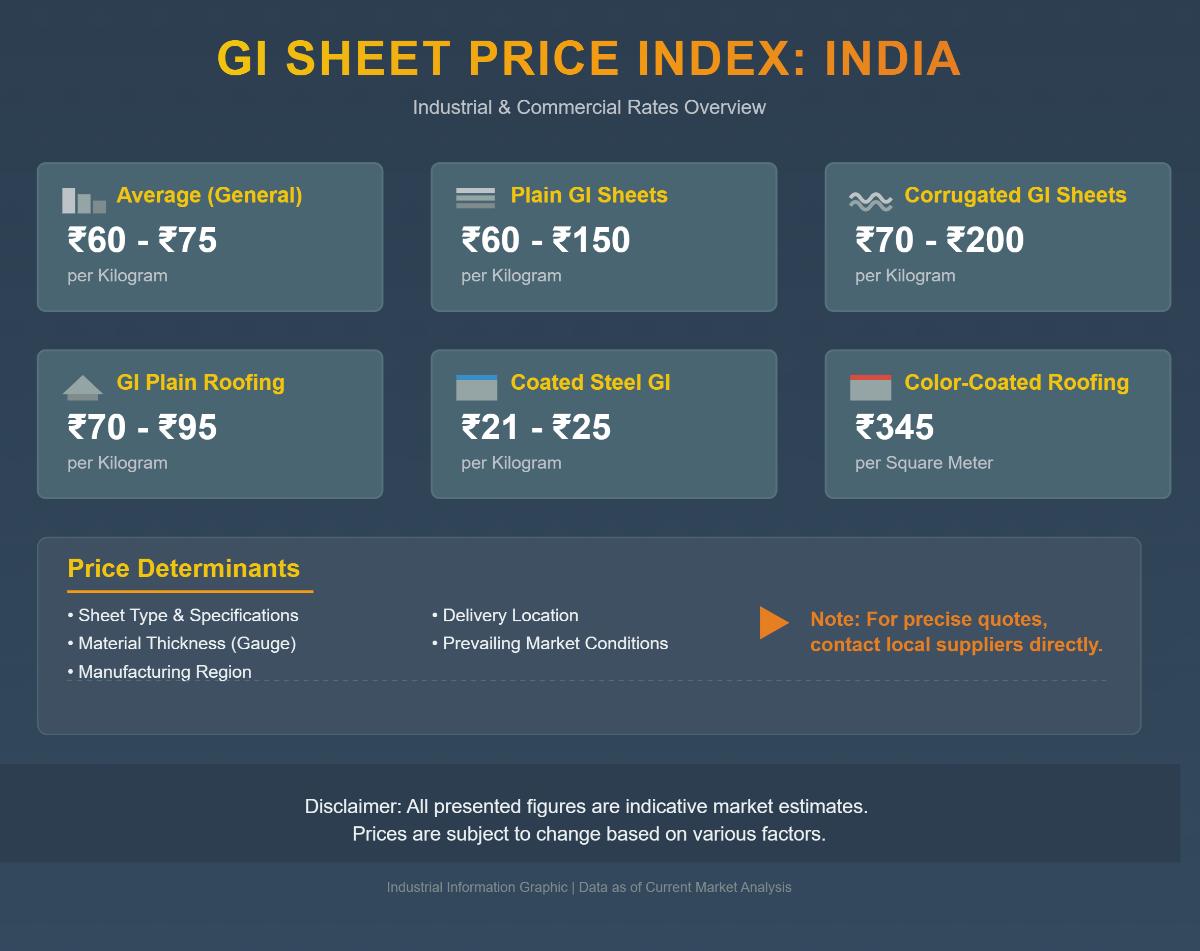 Comprehensive Guide to GI Sheet Prices and Types in India - MFG Shop