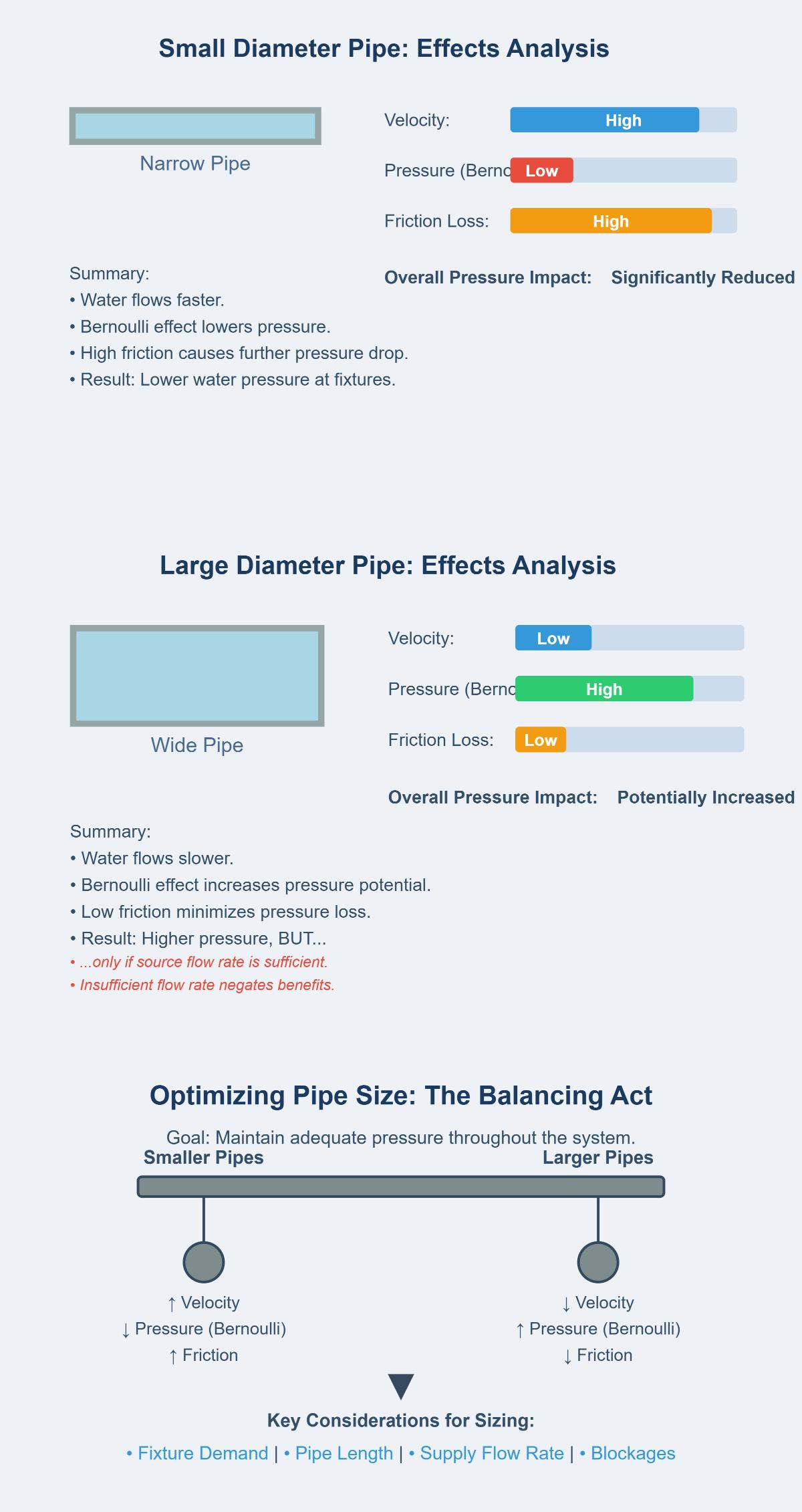 Does Increasing Pipe Size Affect Water Pressure? - MFG Shop