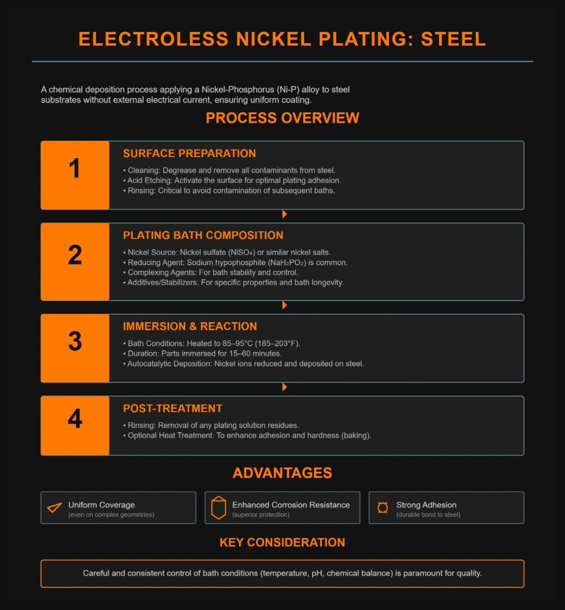 Electroless Nickel Plating on Steel: A Complete Guide - MFG Shop