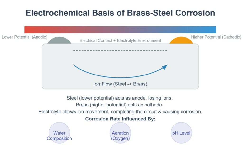 Galvanic Corrosion of Brass and Steel: An Overview - MFG Shop
