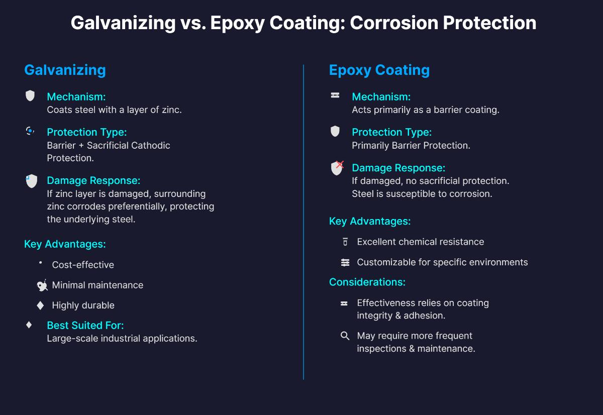 Galvanizing vs. Epoxy Coating: A Comprehensive Comparison - MFG Shop