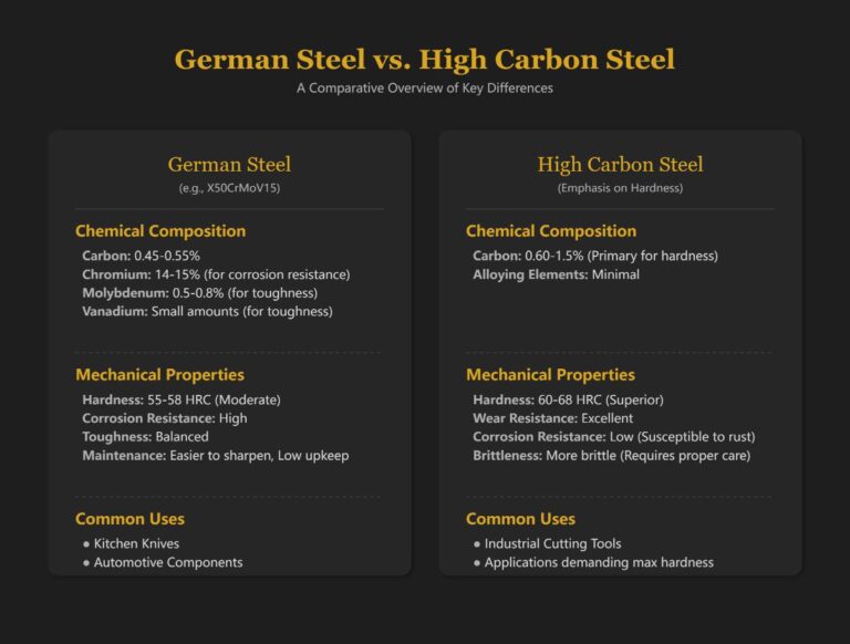 German Steel vs. High Carbon Steel: What's the Difference? - MFG Shop