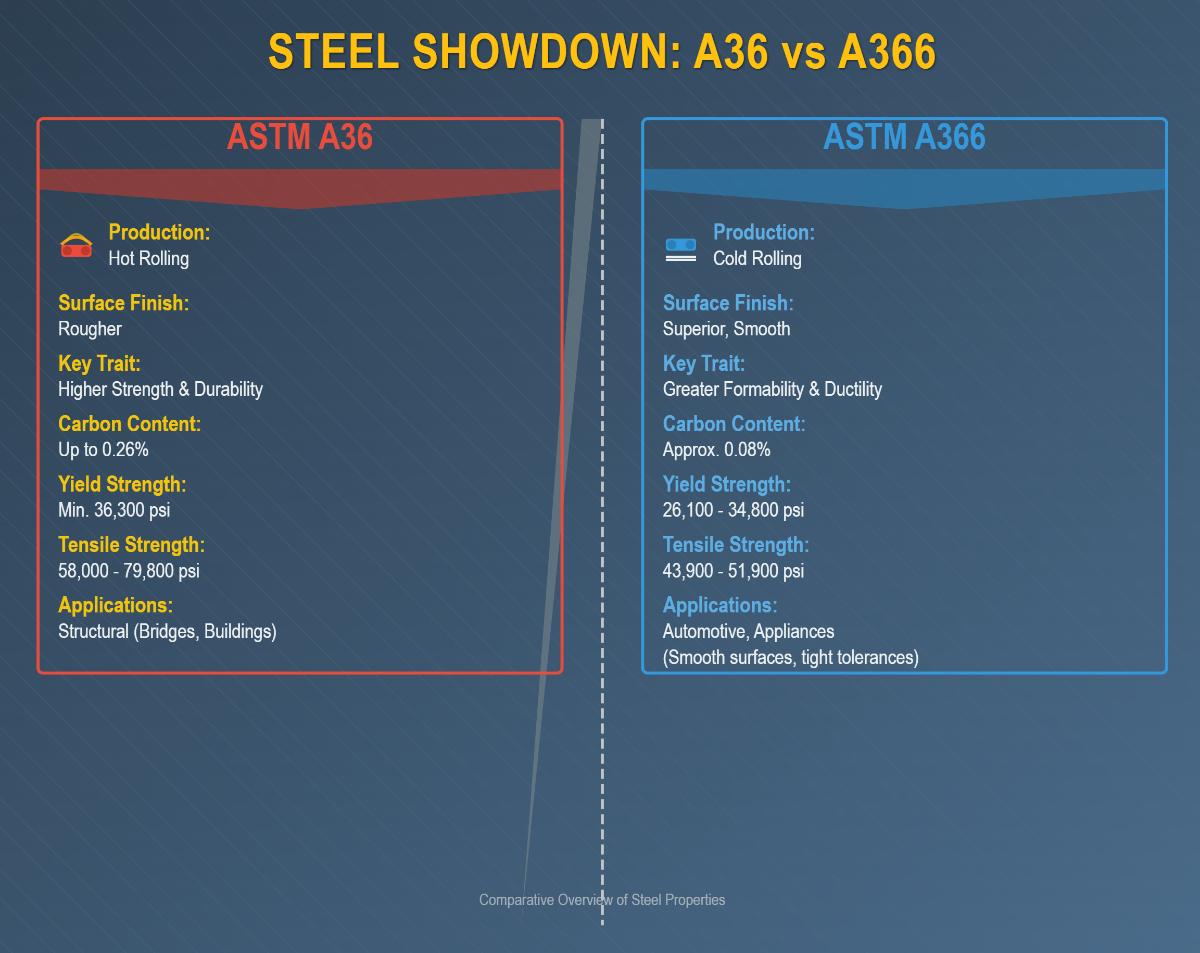 Guide to ASTM A366 Steel: Equivalents, Comparisons, and Applications ...