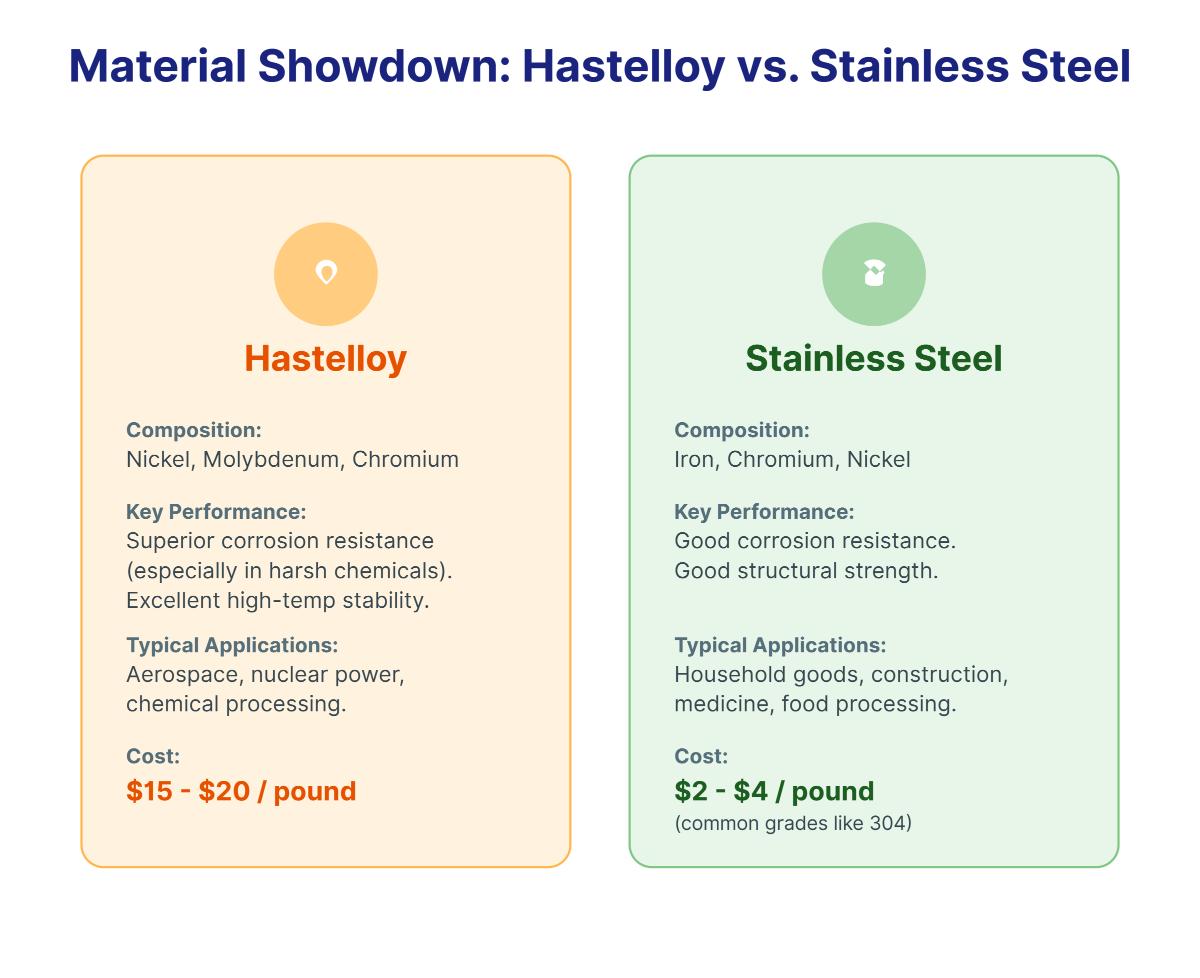 Hastelloy vs Stainless Steel: Comparing Cost, Performance, and ...