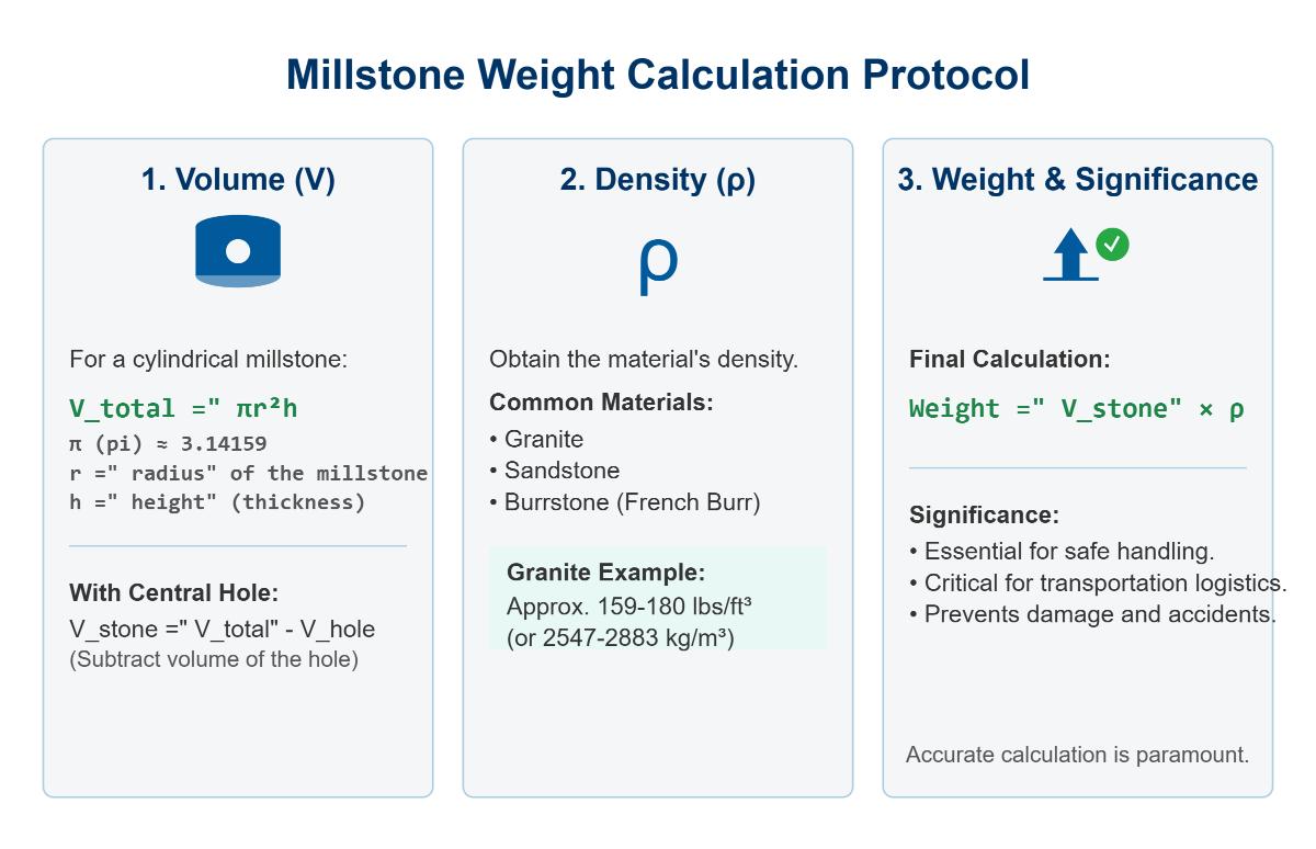 How Much Does a Millstone Weigh and How to Move It Safely - MFG Shop