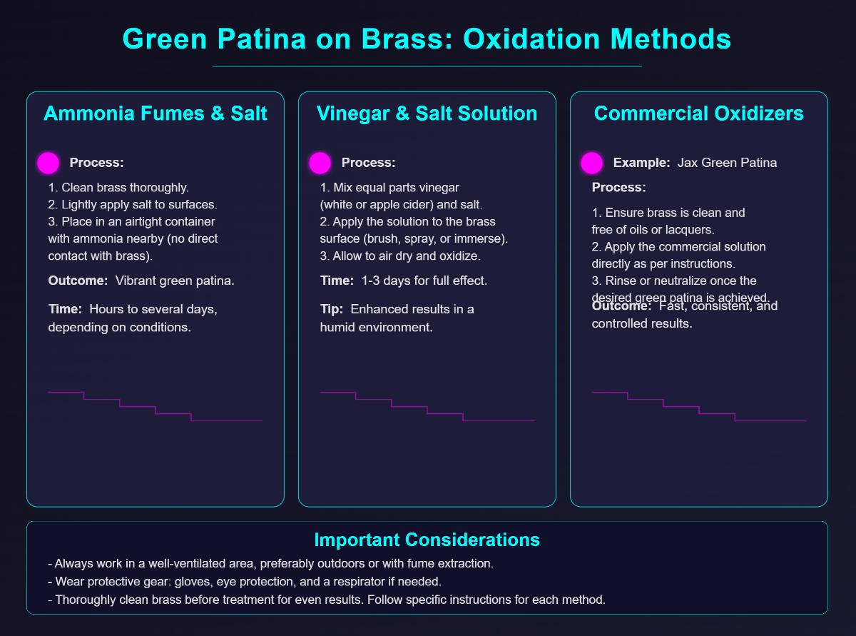 How to Achieve a Green Patina on Brass: A Step-by-Step Guide - MFG Shop