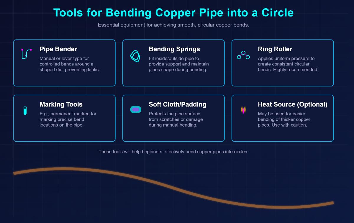 How to Bend Copper Pipe into a Perfect Circle - MFG Shop