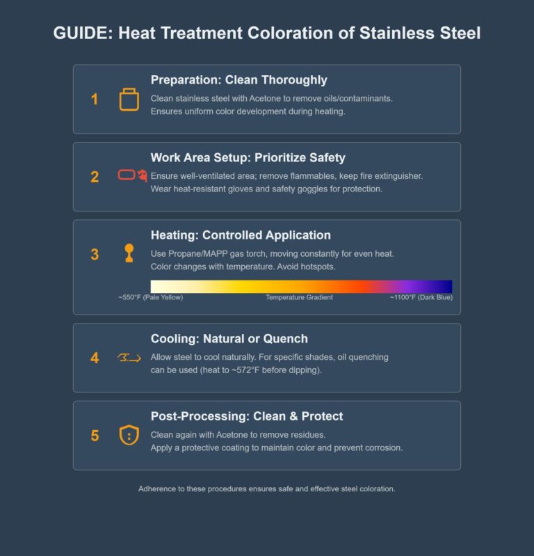 How to Dye Stainless Steel: A Complete Beginner's Guide - MFG Shop