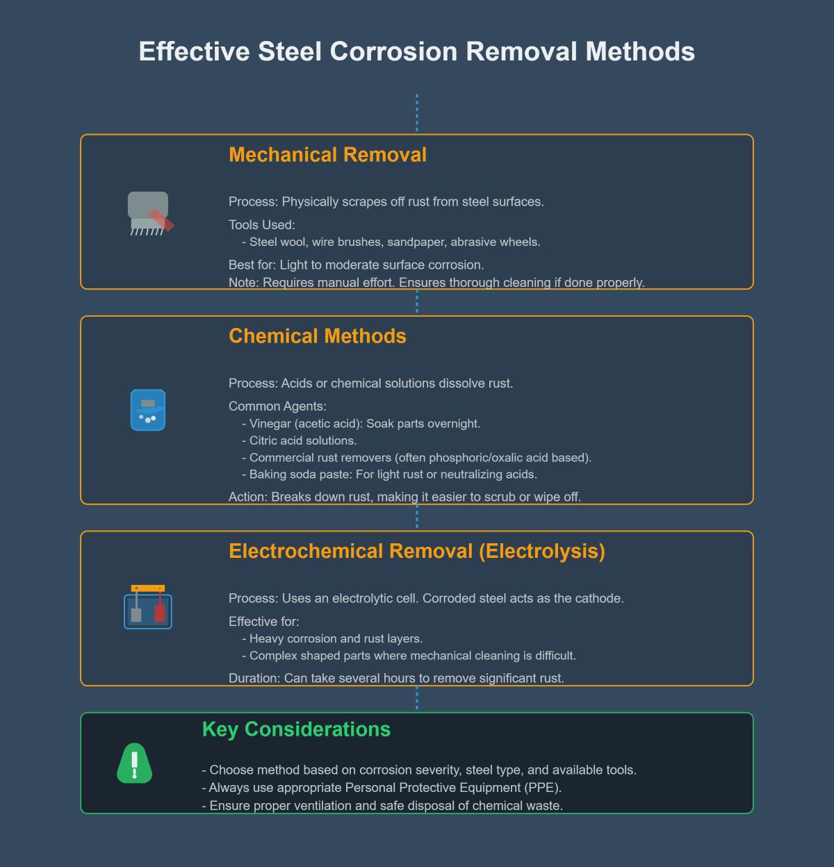 How to Effectively Remove Corrosion from Steel - MFG Shop
