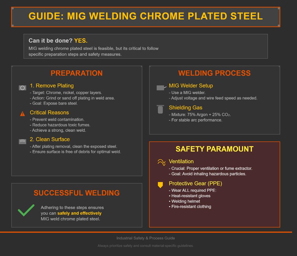 How to MIG Weld Chrome Plated Steel Safely: A Beginner's Guide - MFG Shop