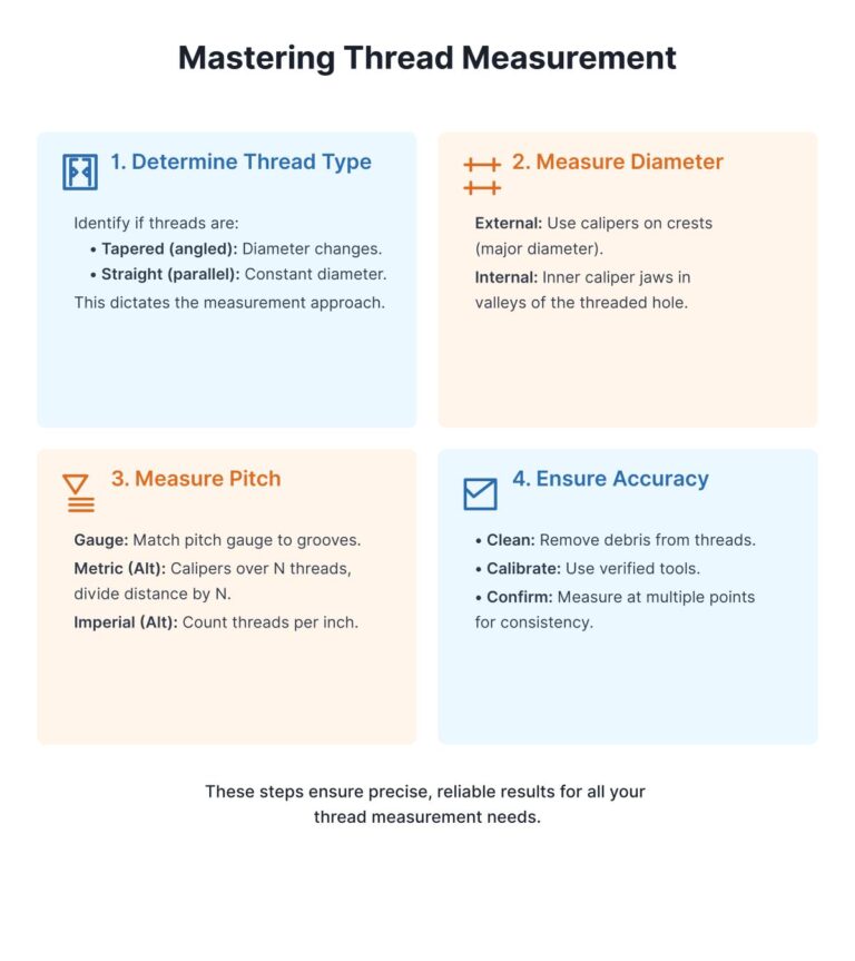 How to Measure Thread Size? A Precision Guide - MFG Shop