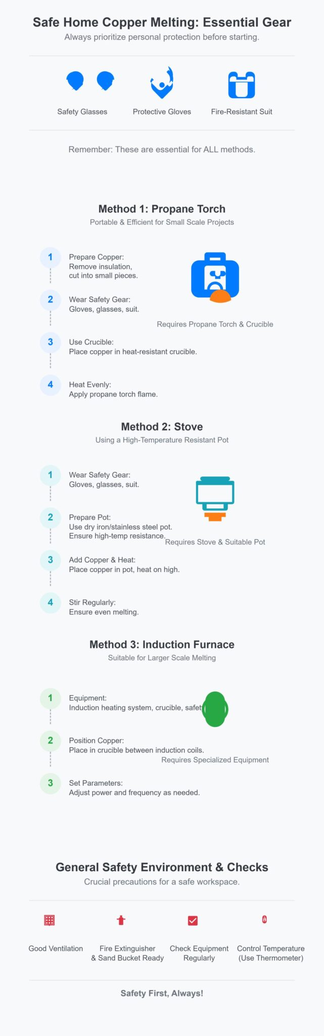 How to Melt Copper at Home: Methods, Safety, and Tools for Beginners - MFG Shop