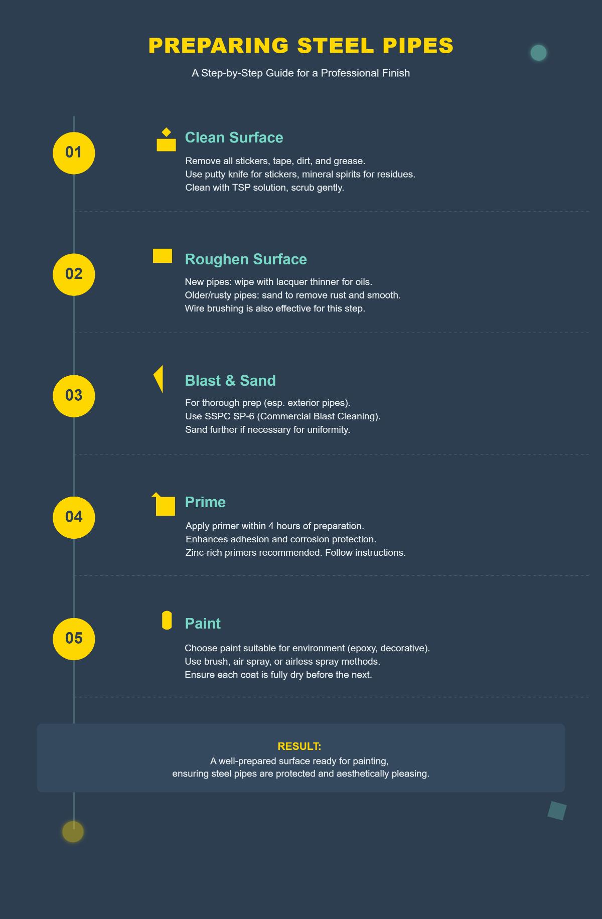 How to Paint Steel Pipes: A Step-by-Step Guide - MFG Shop