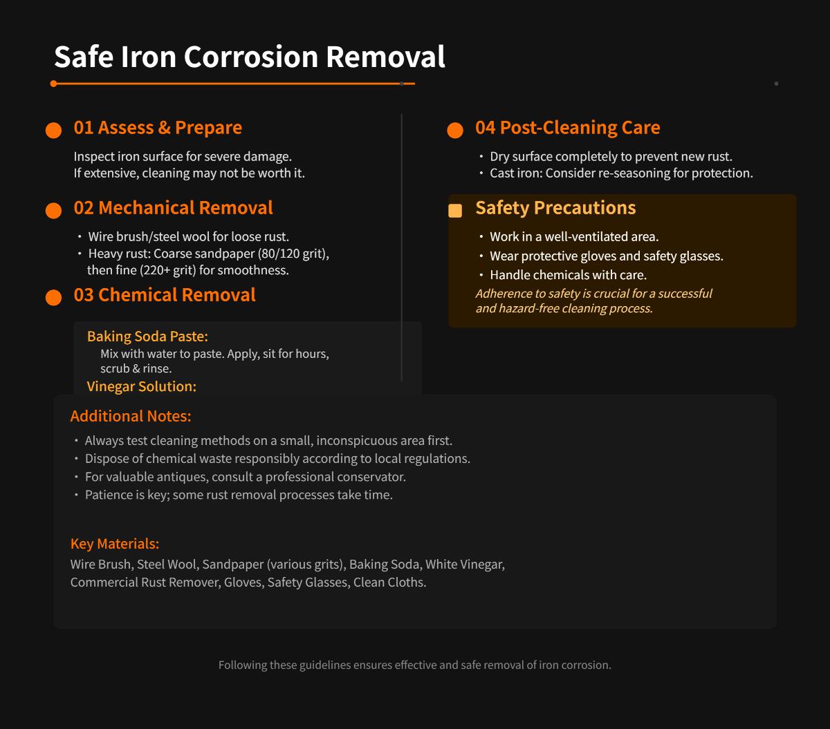 How to Remove Corrosion from Iron: A Step-by-Step Guide - MFG Shop