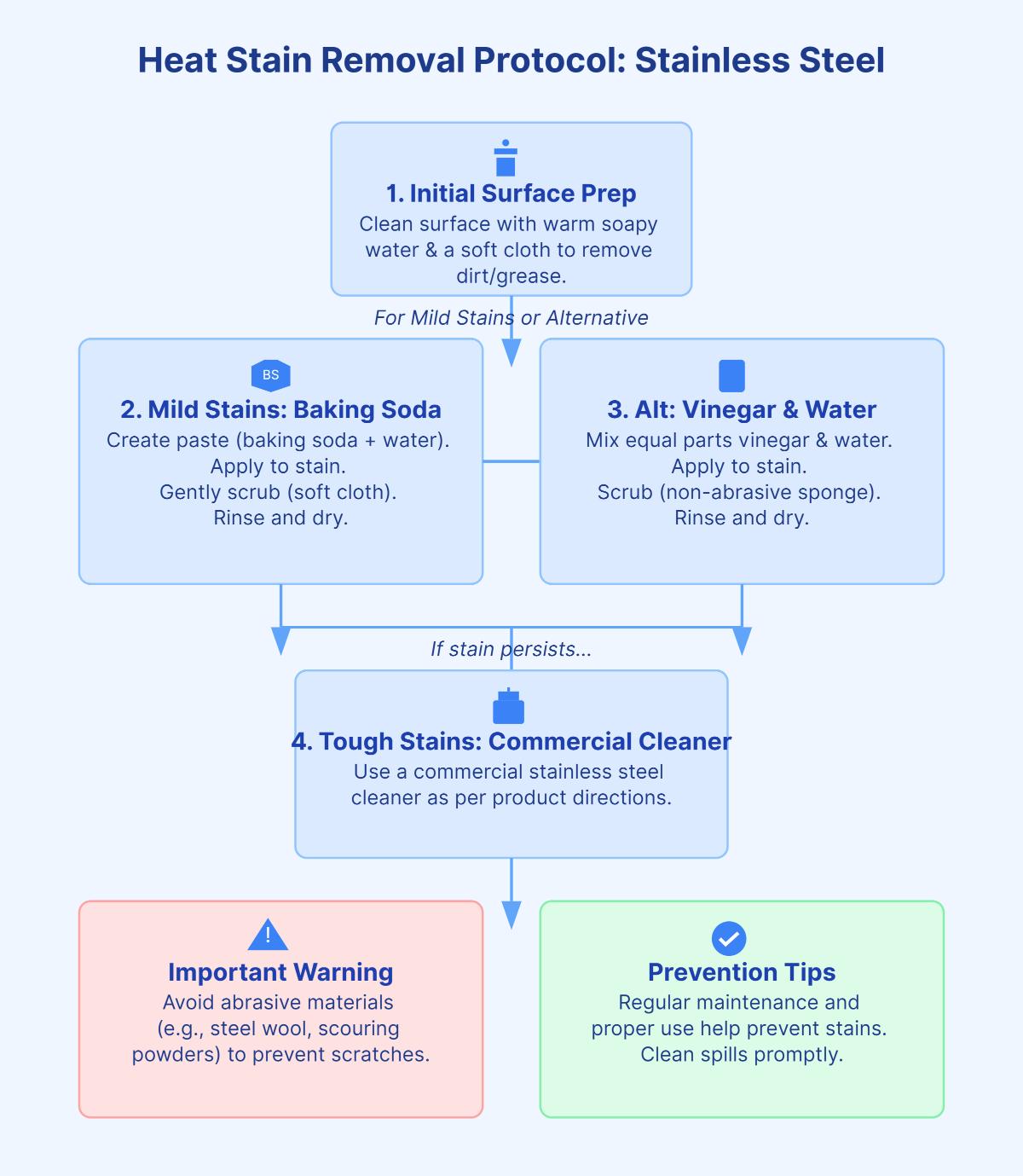 How to Remove Heat Stains from Stainless Steel: A Beginner's Guide ...