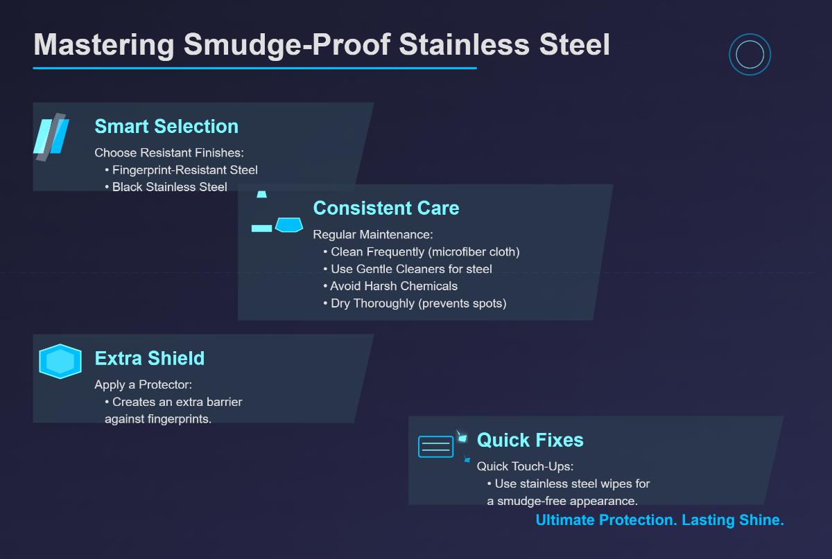 How to Smudge-Proof Stainless Steel: Comprehensive Guide - MFG Shop