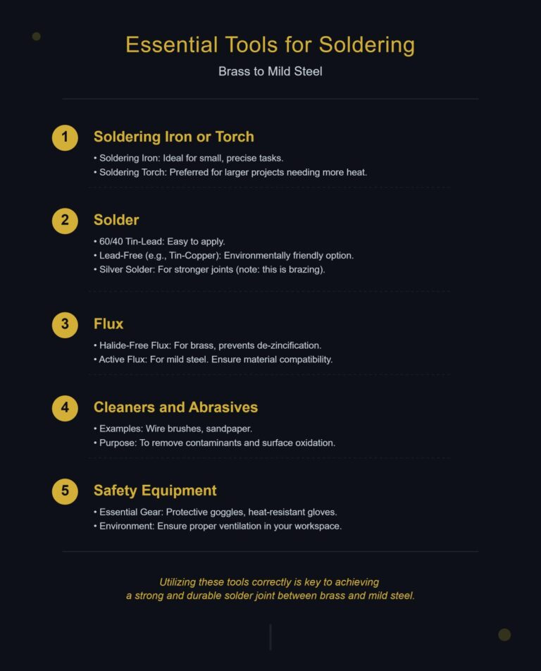 How to Solder Brass to Mild Steel: A Step-by-Step Guide - MFG Shop