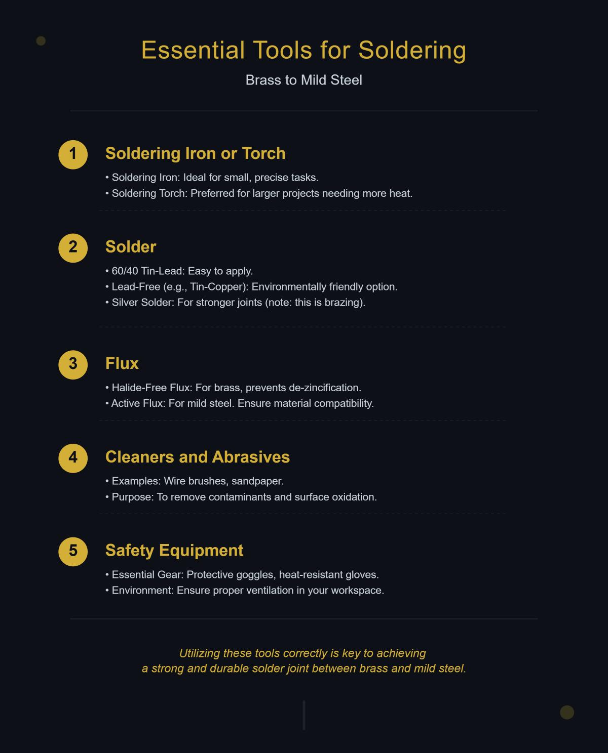 How to Solder Brass to Mild Steel: A Step-by-Step Guide - MFG Shop