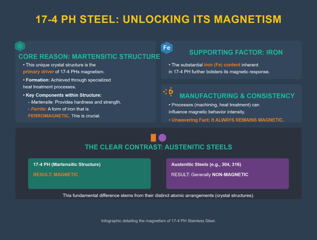 Is 17-4 PH Stainless Steel Magnetic? - MFG Shop