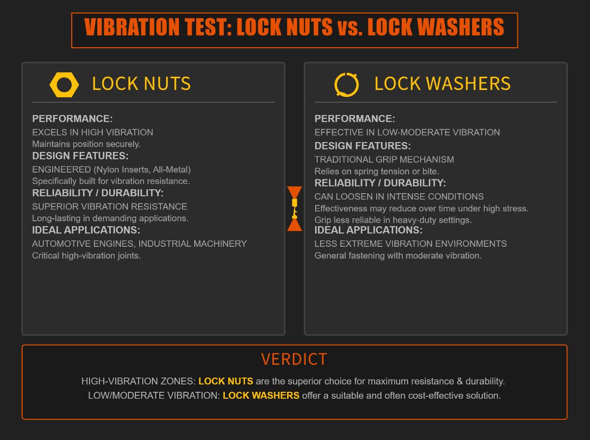 Lock Nut vs. Lock Washer: What's the Difference? - MFG Shop