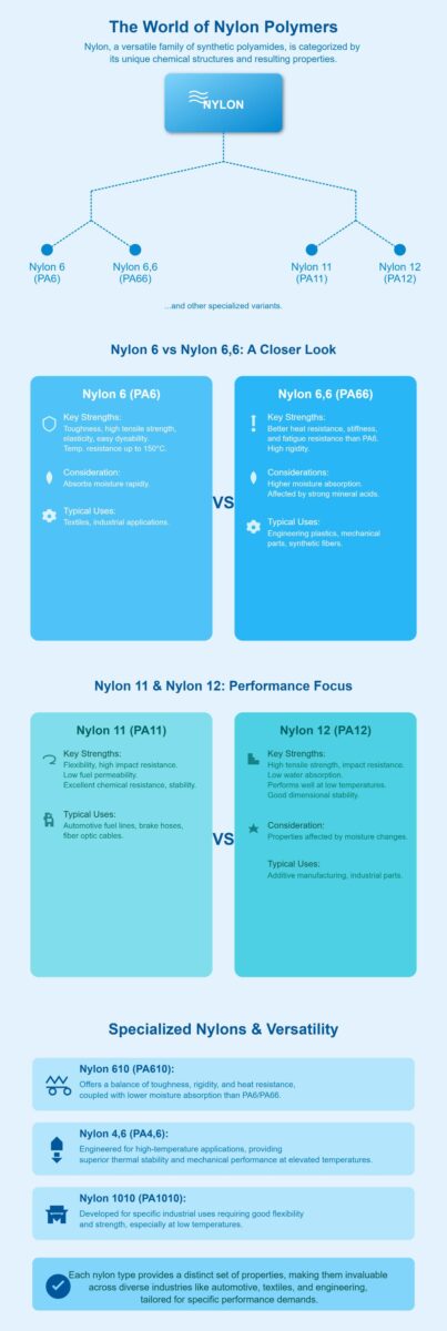 Nylon Material Guide: Properties, Types, Pros, and Applications - MFG Shop