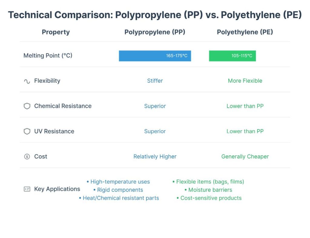 Polypropylene vs. Polyethylene: Material Differences and Comparisons - MFG Shop