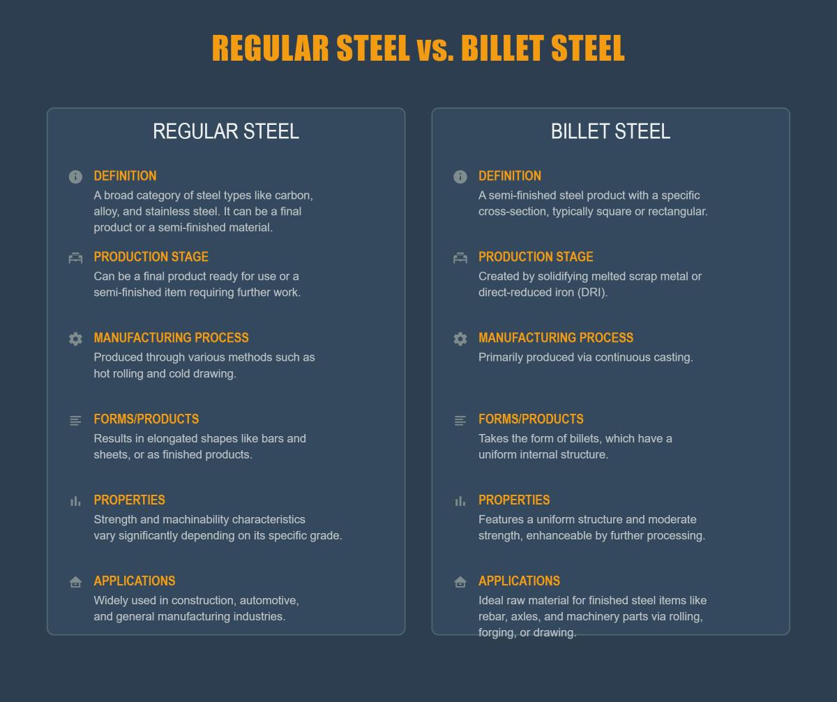 Regular Steel vs. Billet Steel: What's the Difference? - MFG Shop