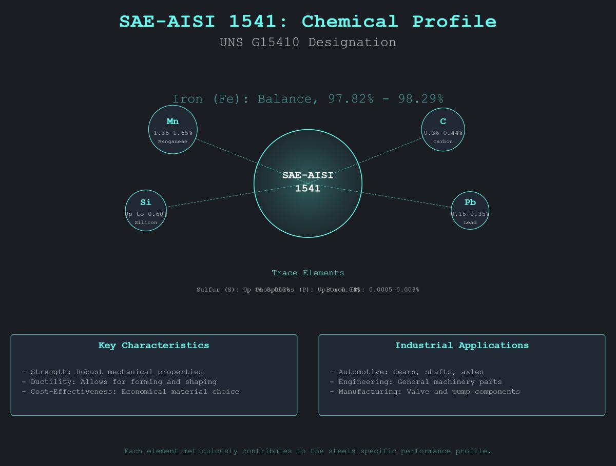 SAE-AISI 1541 Carbon Steel (UNS G15410): Composition, Properties, and ...