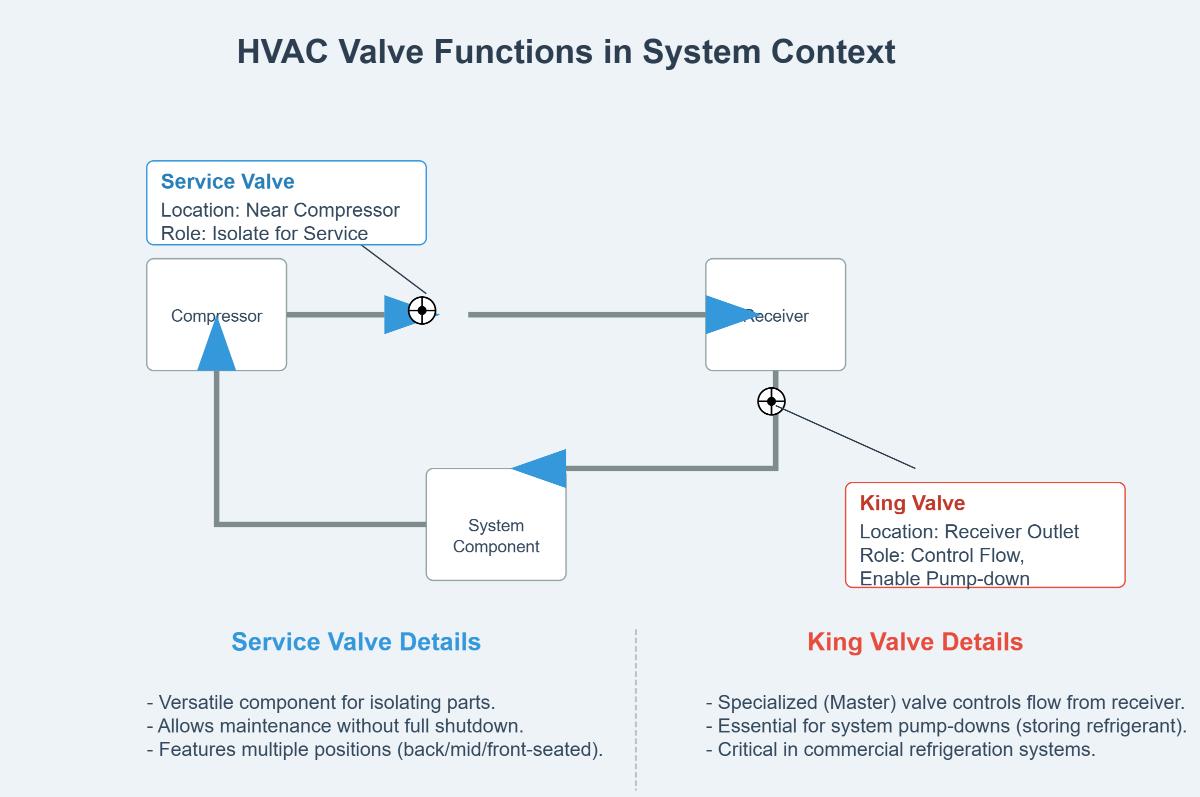 Service Valve vs. King Valve: Understanding the Difference - MFG Shop