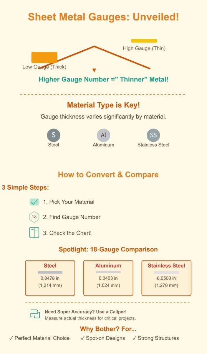 Step-by-Step Guide to Understanding Sheet Metal Gauge Charts and ...