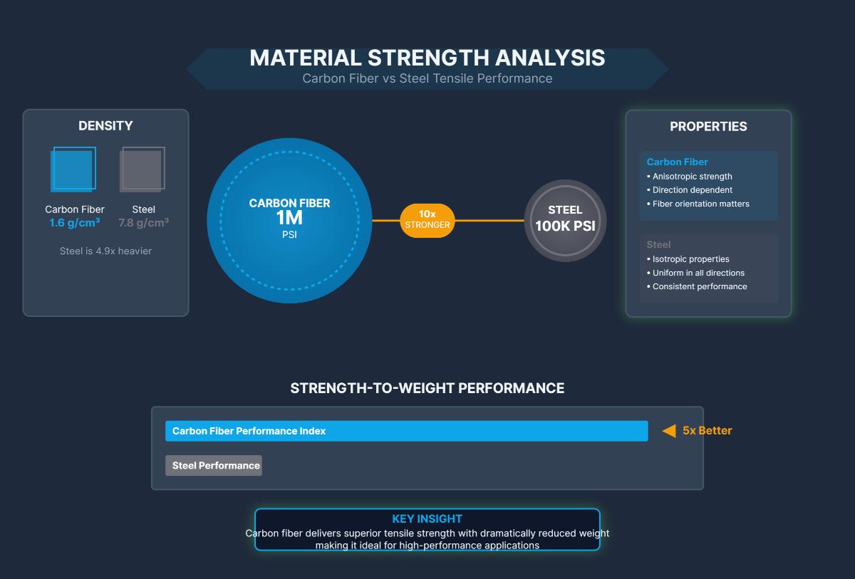 Tensile Strength of Carbon Fiber vs Steel: A Comprehensive Comparison ...