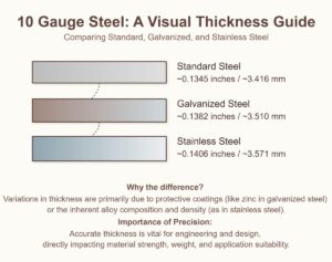 Understanding 10 Gauge Steel: Thickness, Weight, and Applications - MFG ...