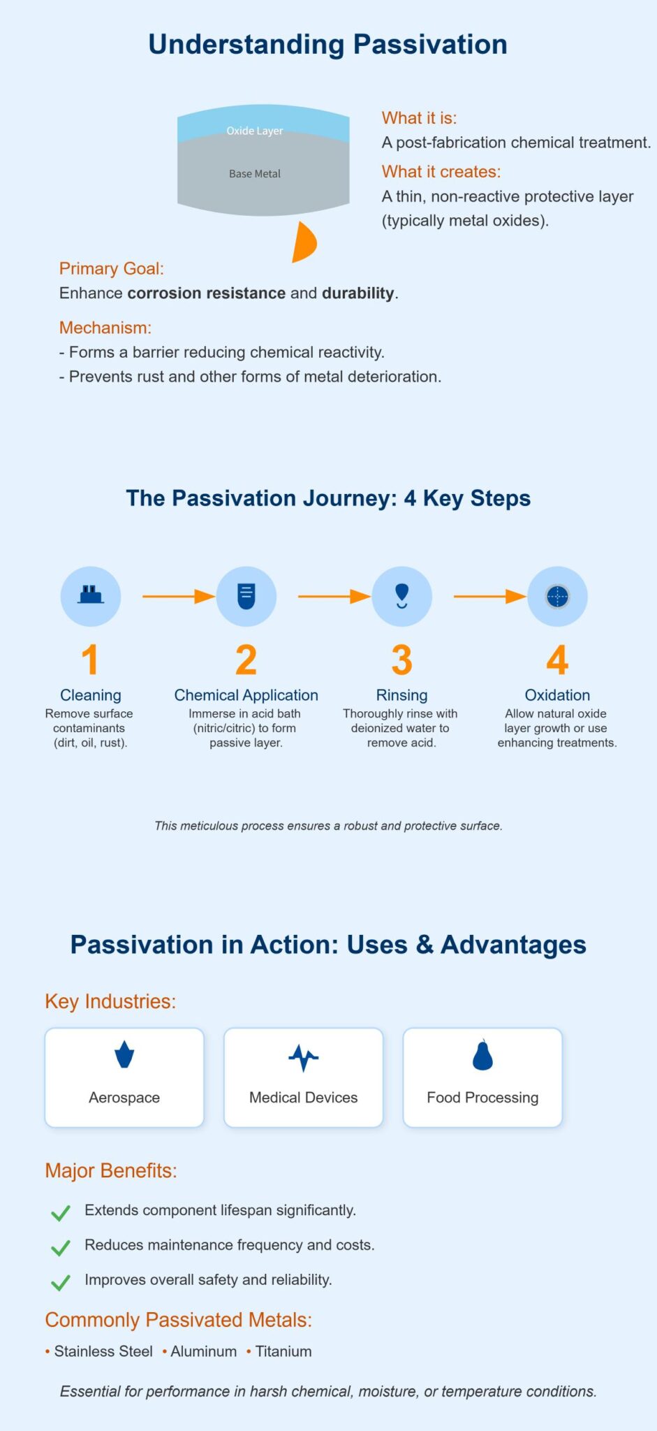 Understanding Passivation: Definition, Process, and Applications - MFG Shop