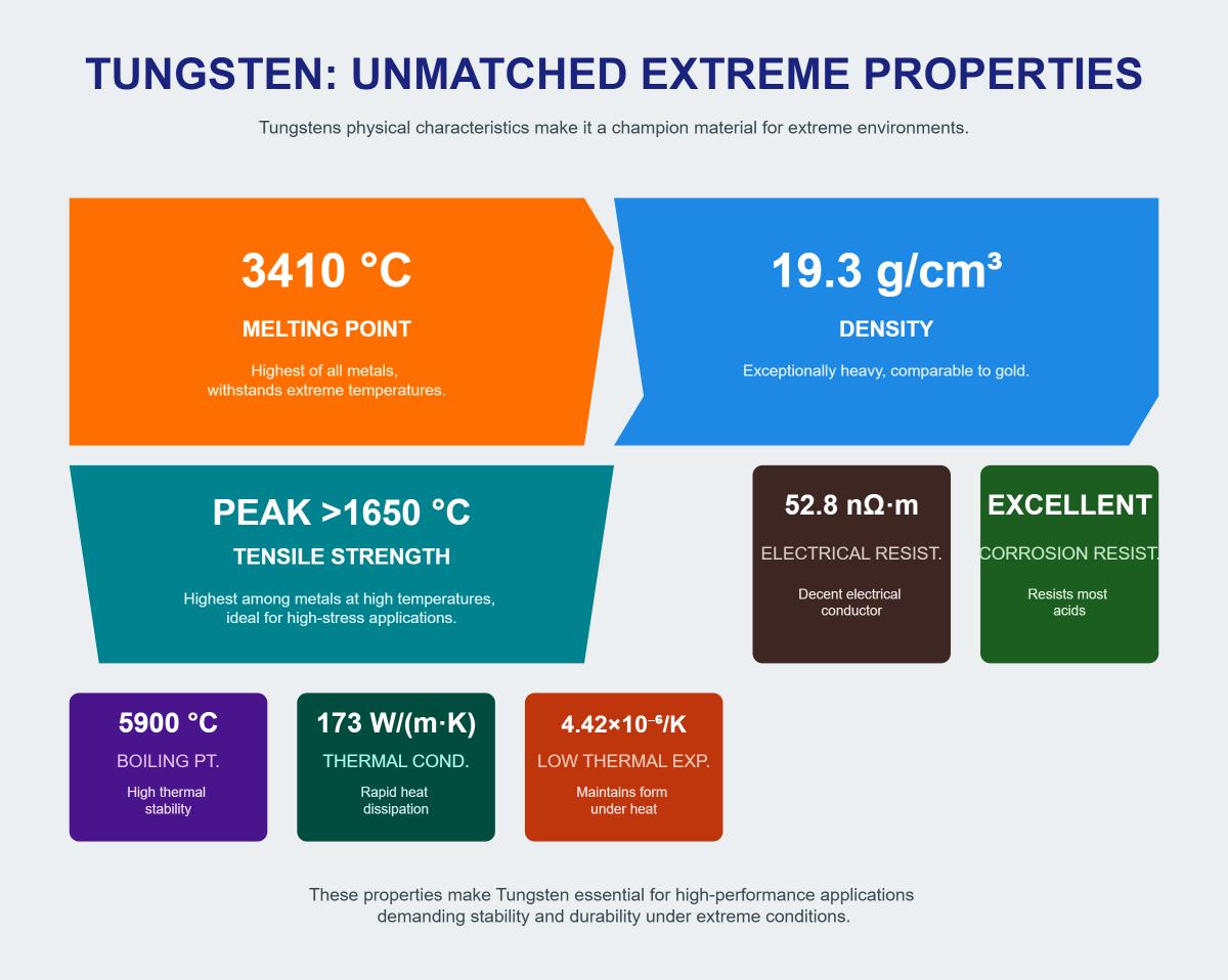 Understanding Tungsten: Properties, Applications, and Stability - MFG Shop