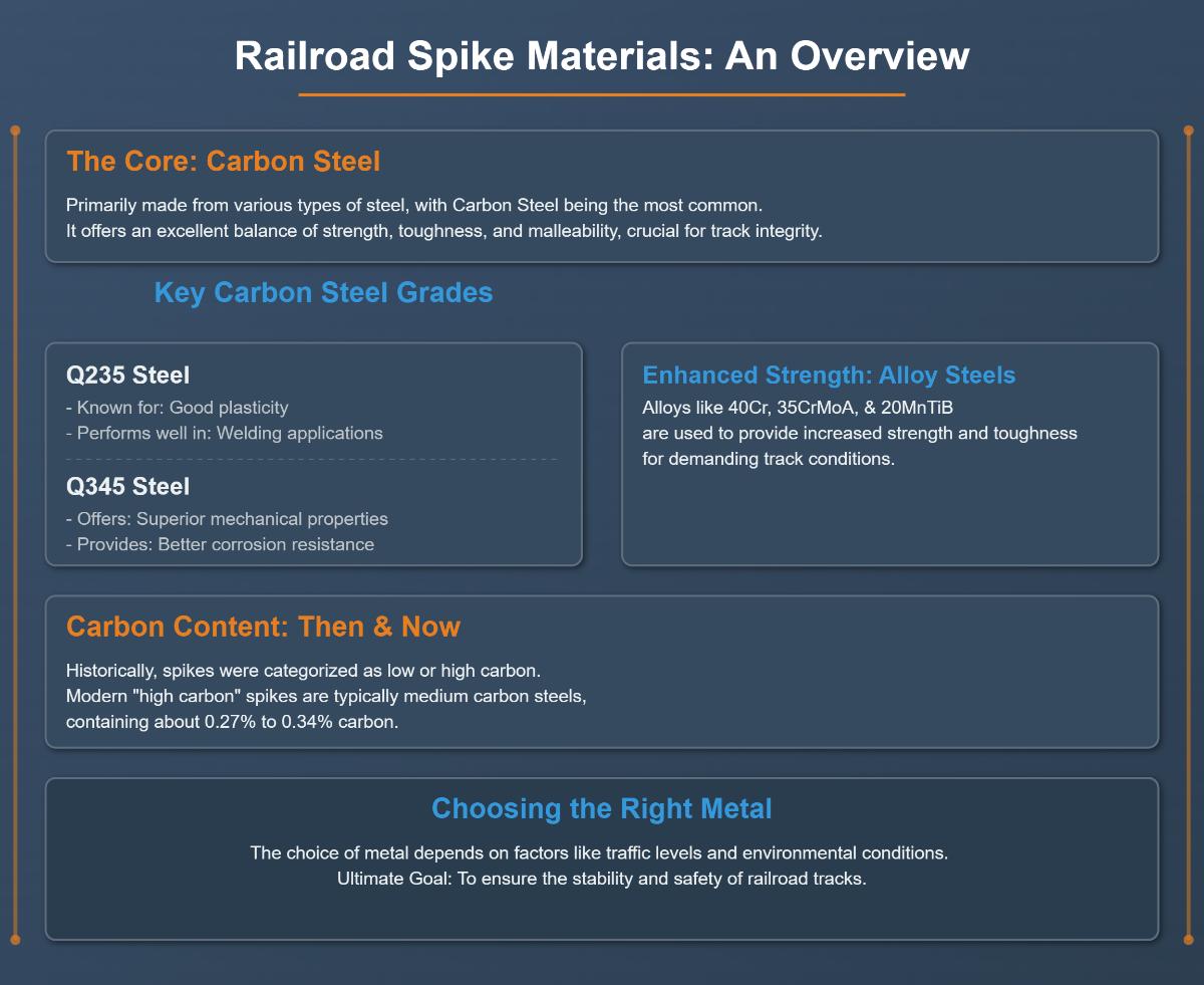 What Kind of Metal Are Railroad Spikes Made Of? Explained - MFG Shop