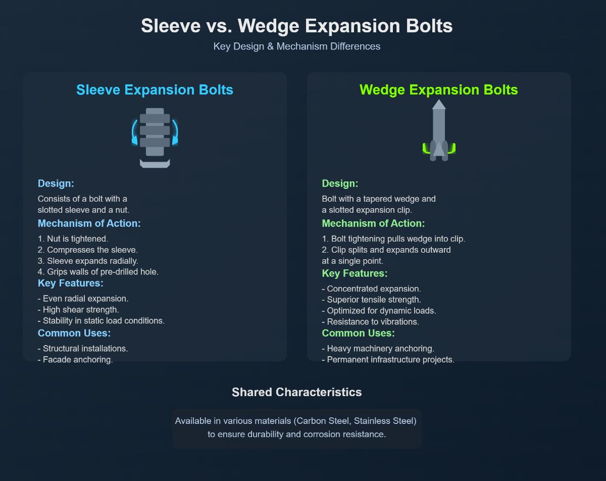 What is an Expansion Bolt? Uses and Types - MFG Shop