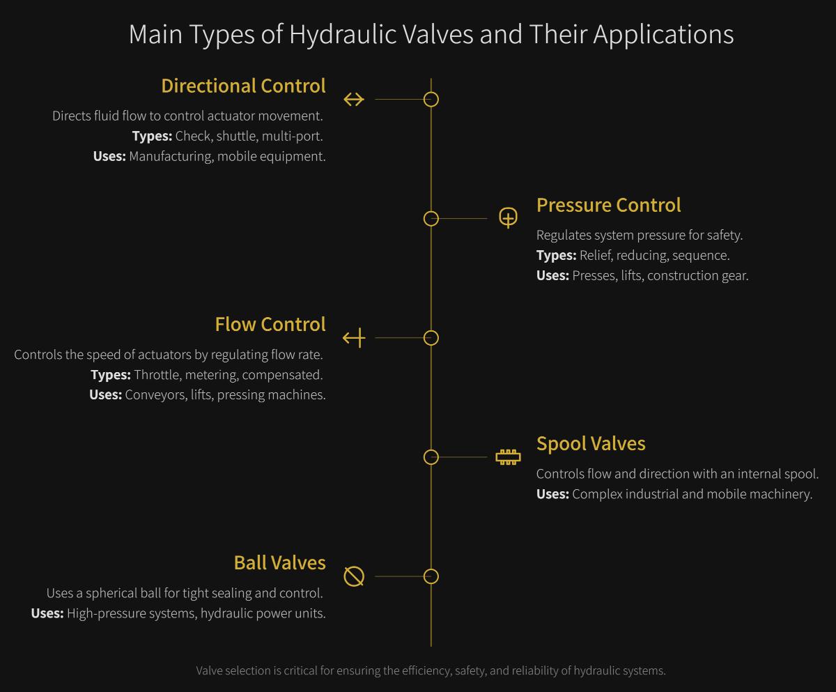 10 Types of Valves Used in Hydraulic Systems - MFG Shop
